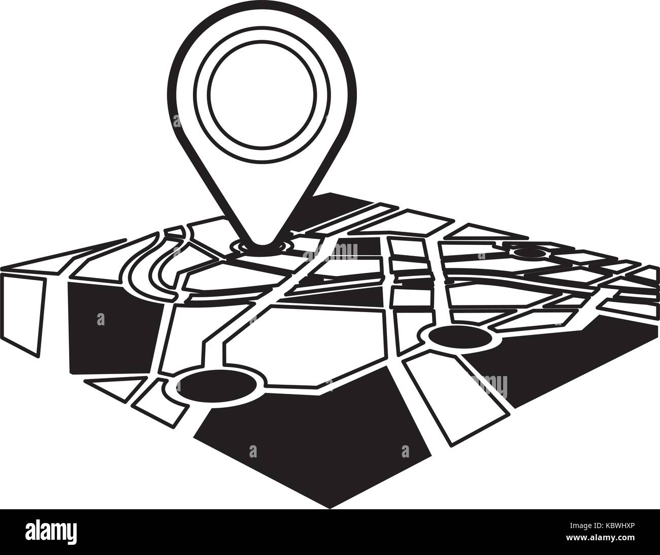navigation pointer map direction concept Stock Vector Image & Art - Alamy