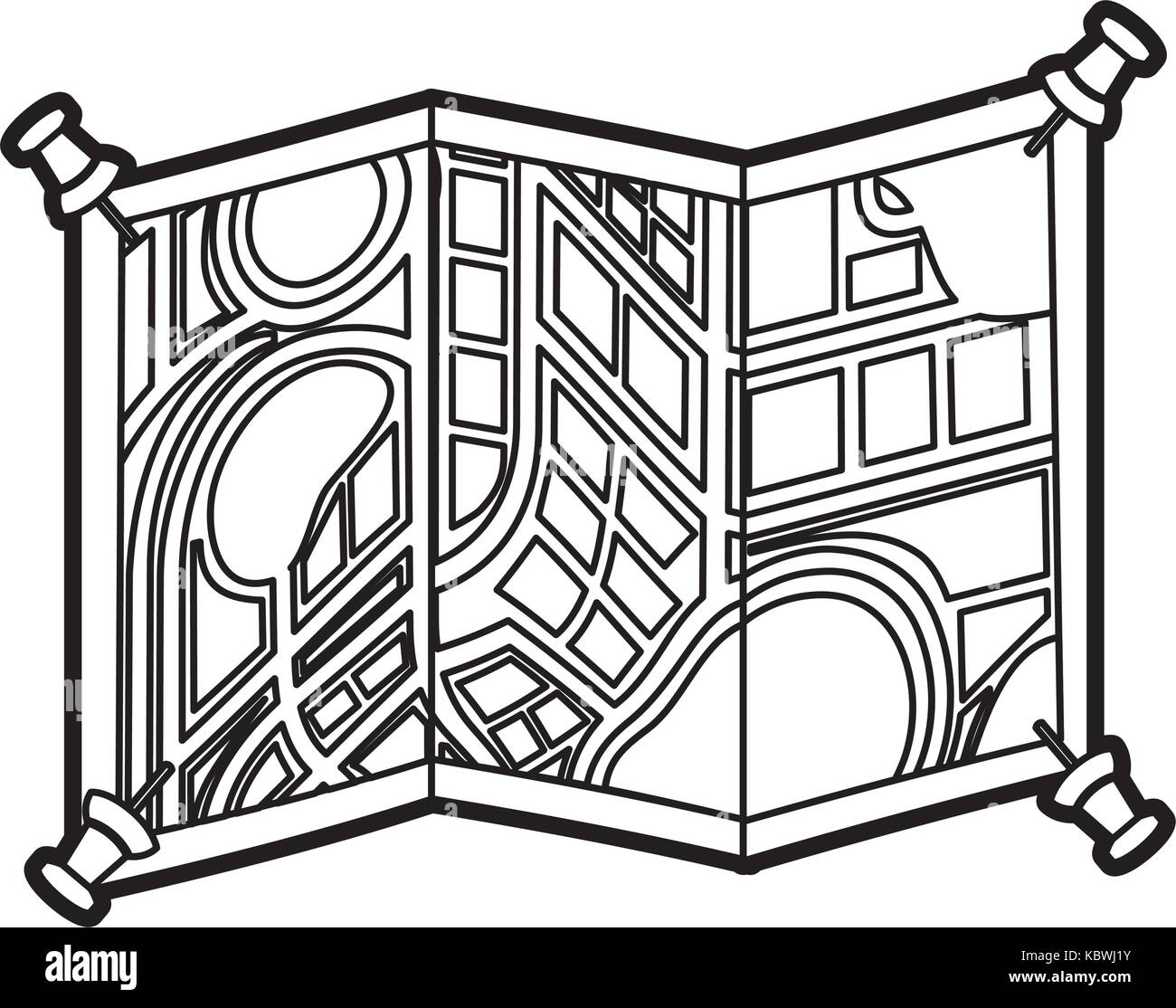 navigation pointer map direction concept Stock Vector Image & Art - Alamy