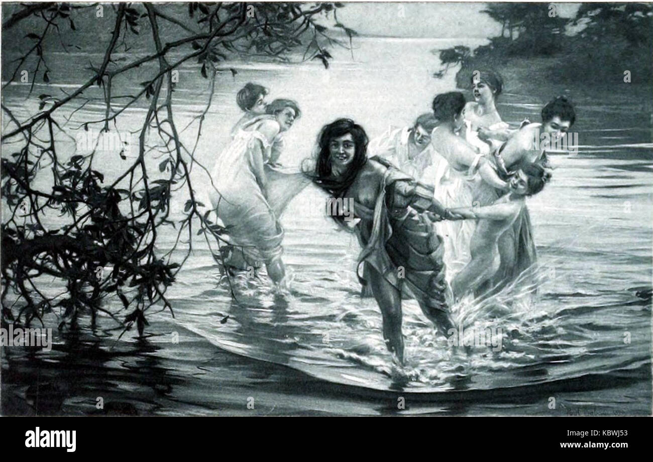 Paul Chabas Joyeuse Gambade Stock Photo - Alamy