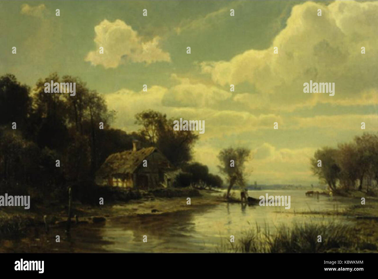 Gustaf Rydberg Fiskarens hydda Stock Photo - Alamy