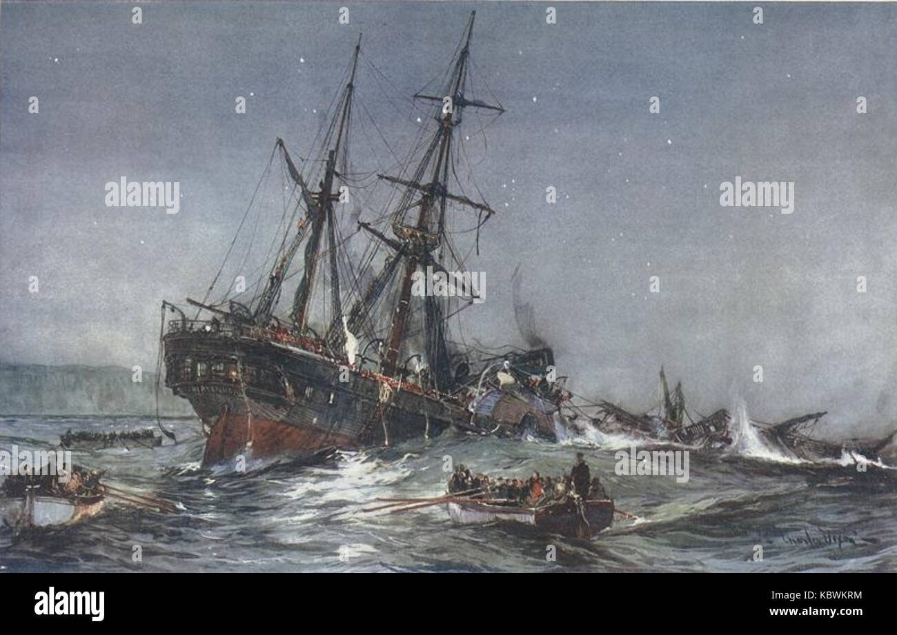 The Wreck of the Birkenhead Stock Photo - Alamy