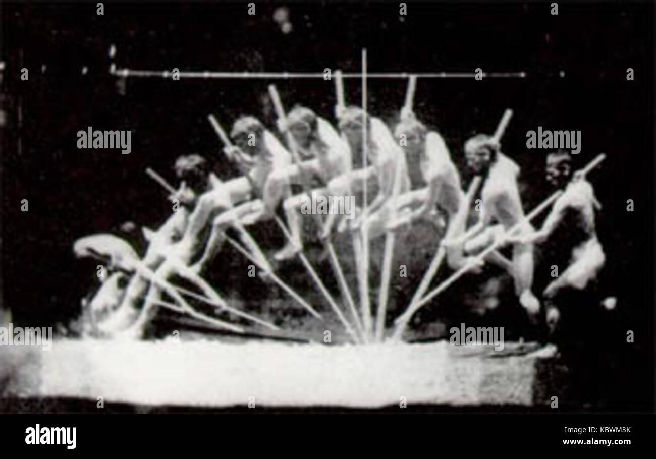 Thomas Eakins Man Pole Vaulting Stock Photo Alamy