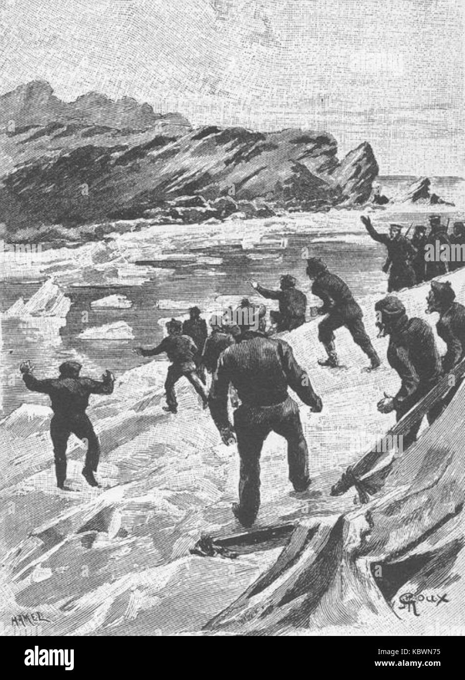 The Sphinx Ice Fields Illustration High Resolution Stock Photography ...