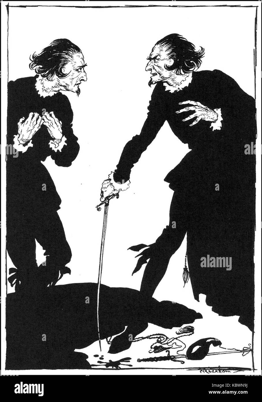 39 rackham poe williamwilson Stock Photo - Alamy