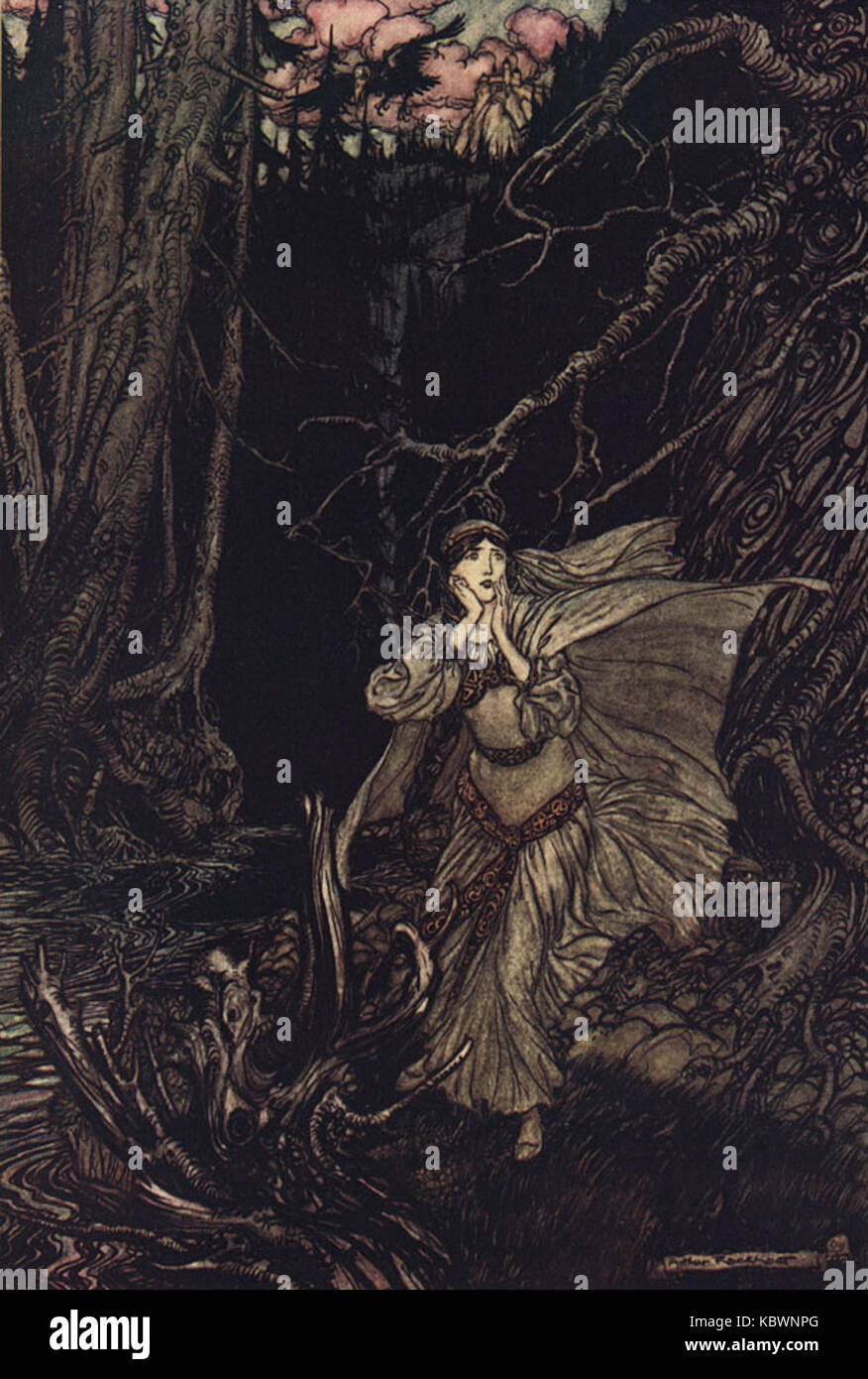 Arthur Rackham 1909 Undine (13 of 15 Stock Photo - Alamy