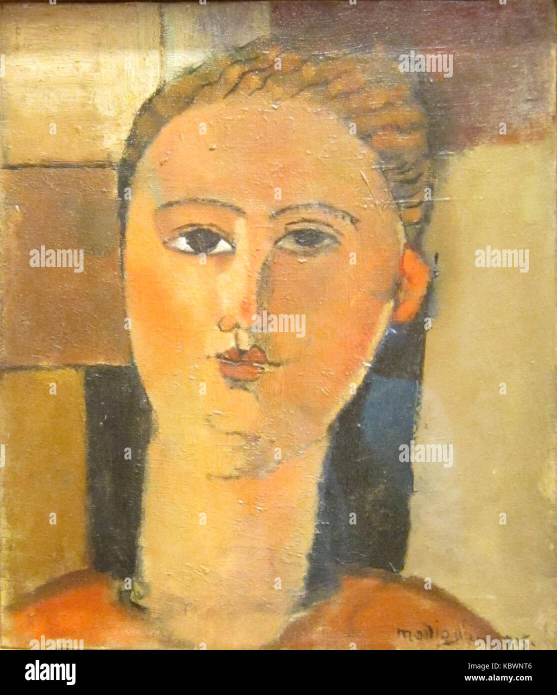 Amedeo Modigliani’s painting 'Fille rousse' features a portrait of a ...