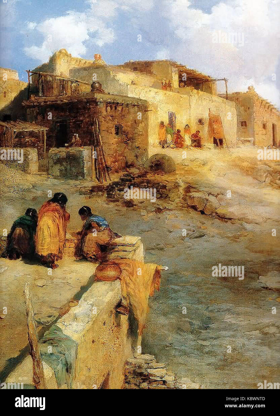 Map of pueblo of laguna hi-res stock photography and images - Alamy