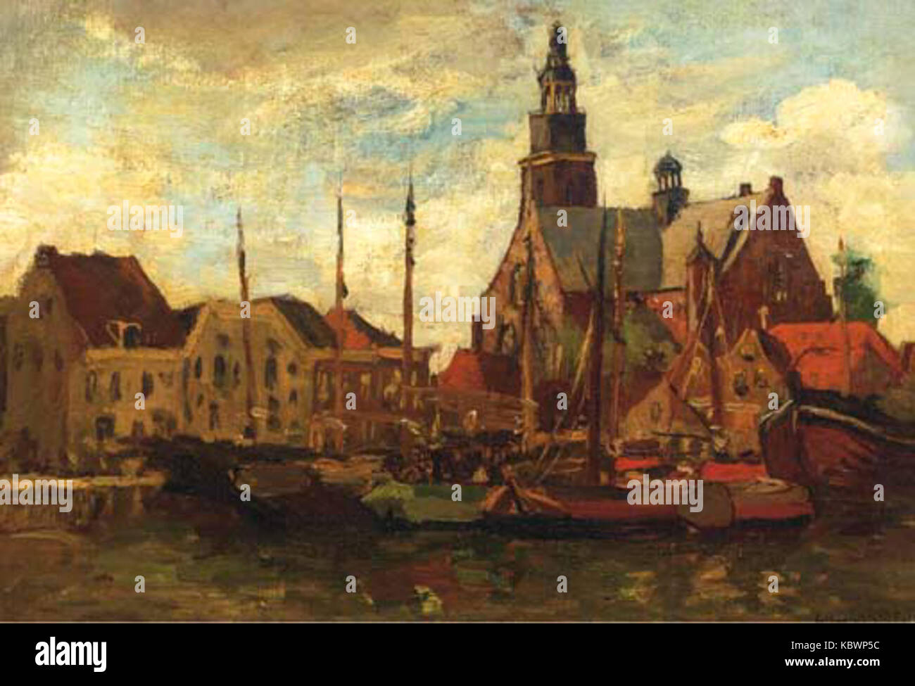 Dankmeijer Grote kerk te Maassluis Stock Photo - Alamy