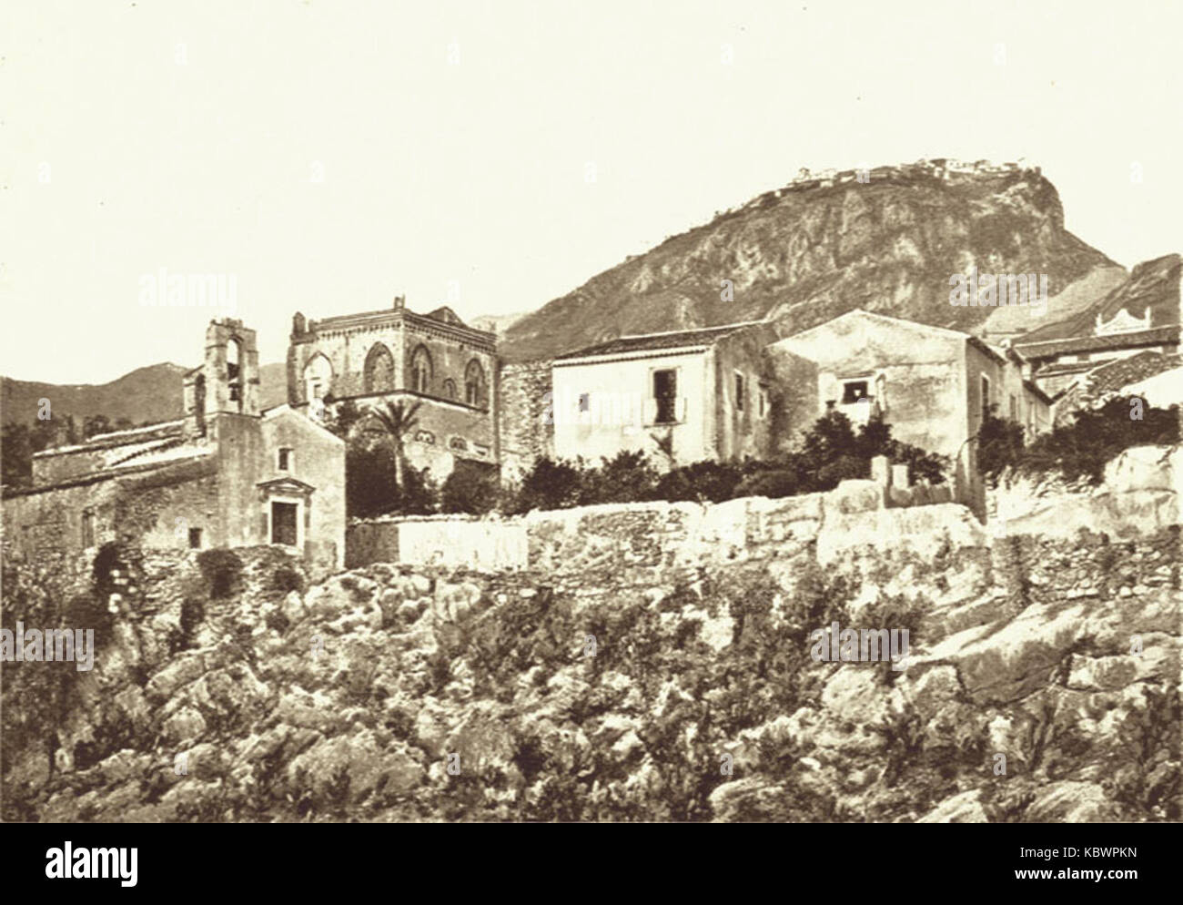 Map castelmola hi-res stock photography and images - Alamy