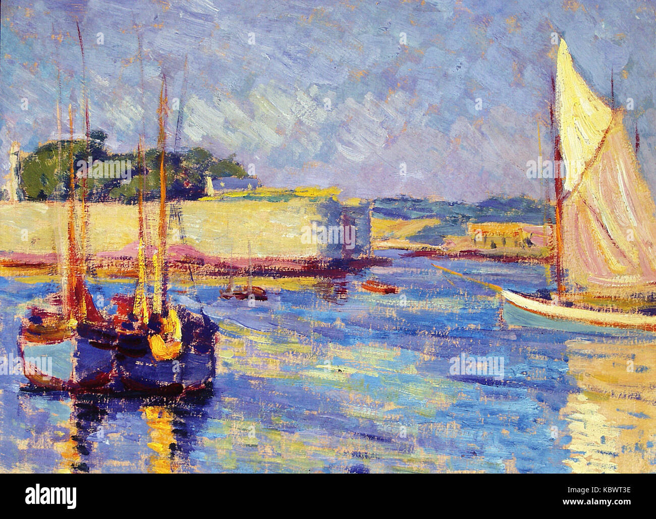 Concarneau map hi-res stock photography and images - Alamy