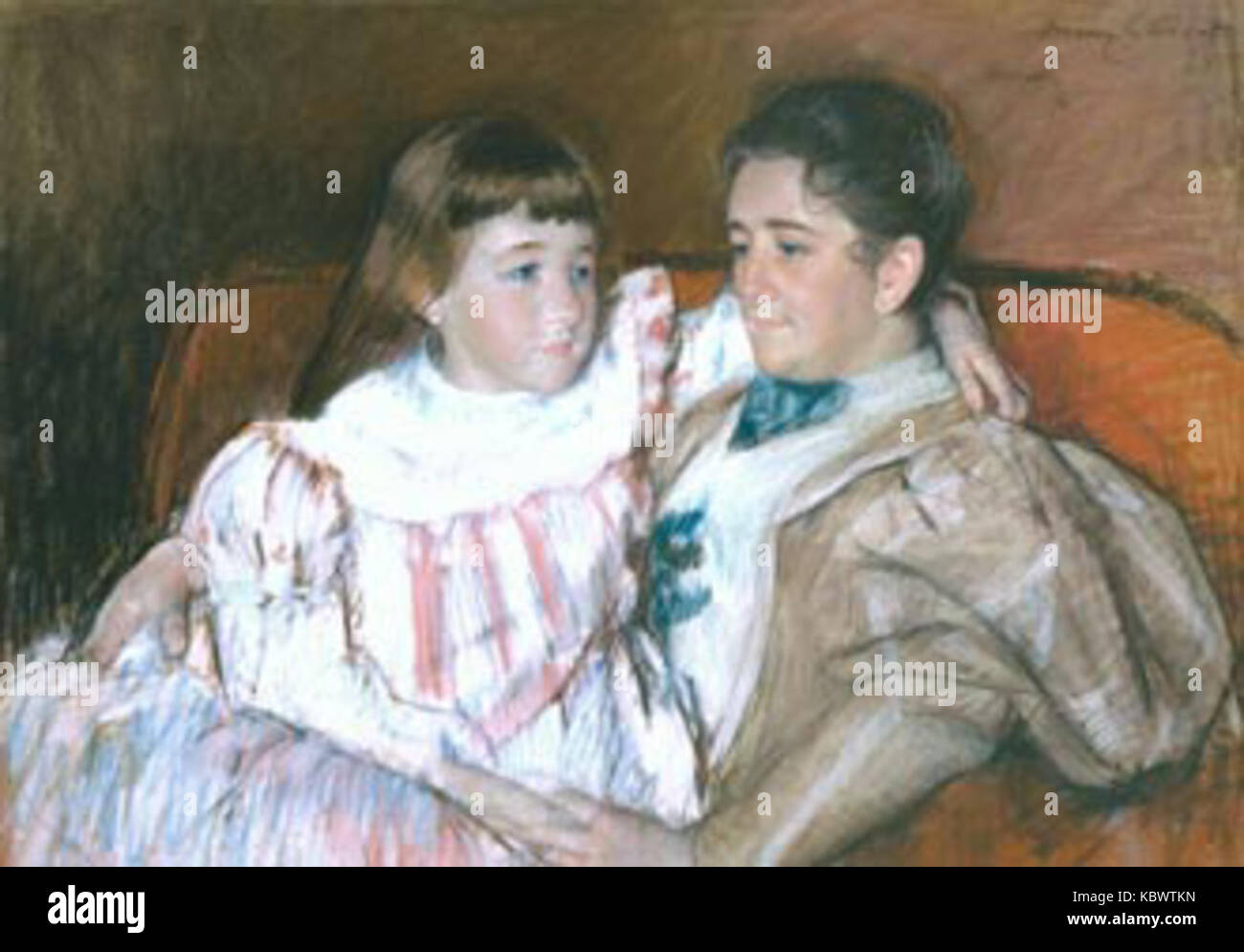 Cassatt Electra Havemeyer and mother Stock Photo - Alamy