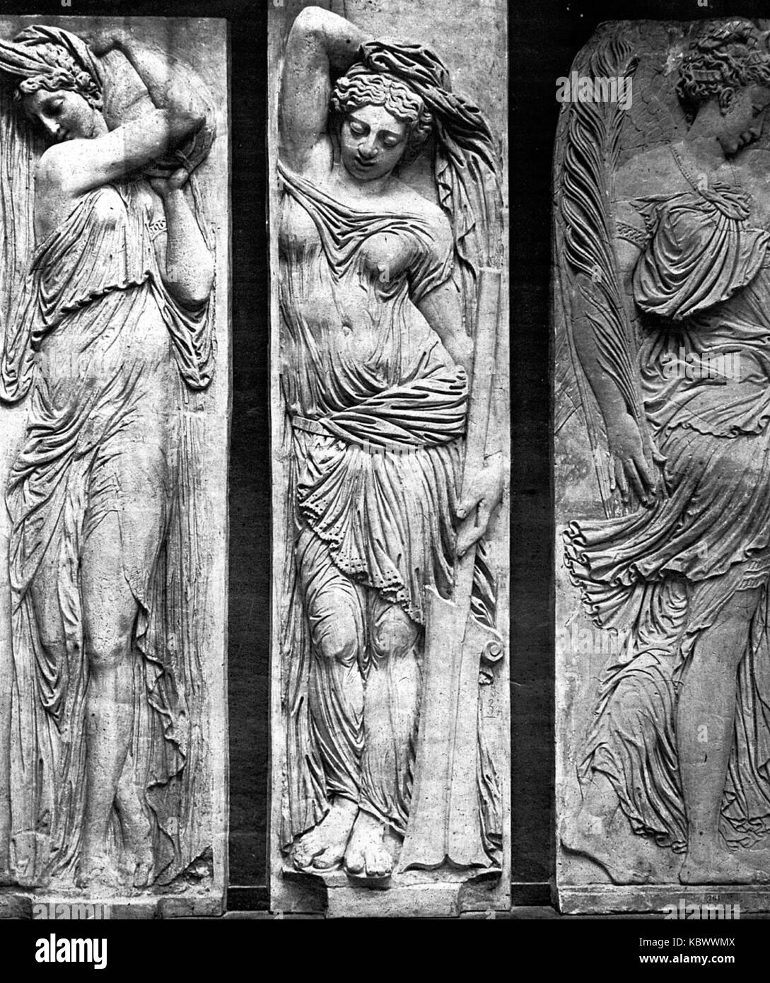 Sculpture reliefs Black and White Stock Photos & Images - Alamy