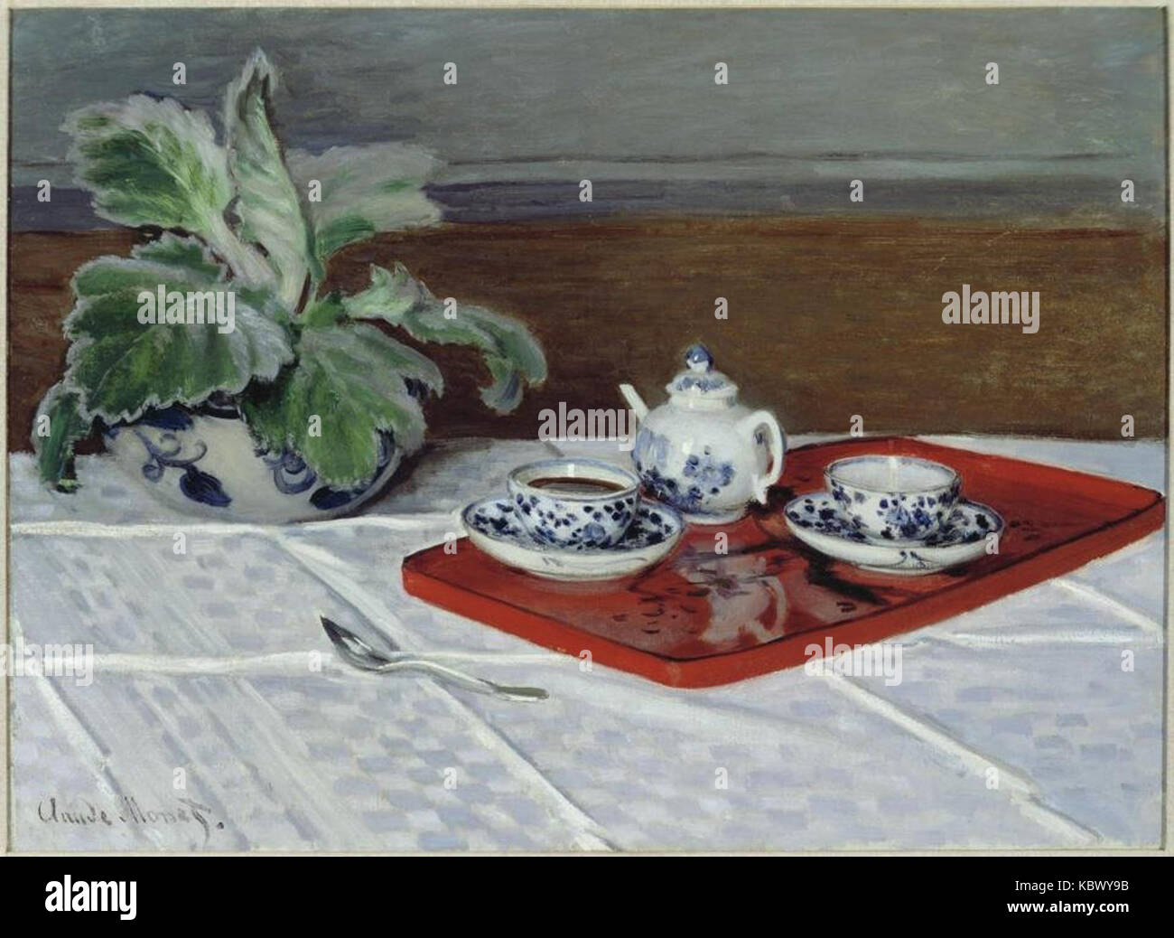 Oil on canvas tea hi-res stock photography and images - Alamy