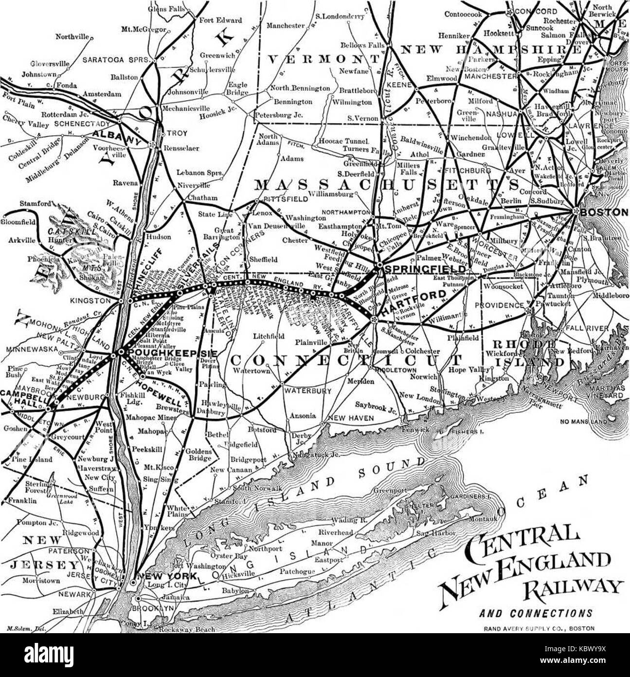 1901 CNE map Stock Photo - Alamy