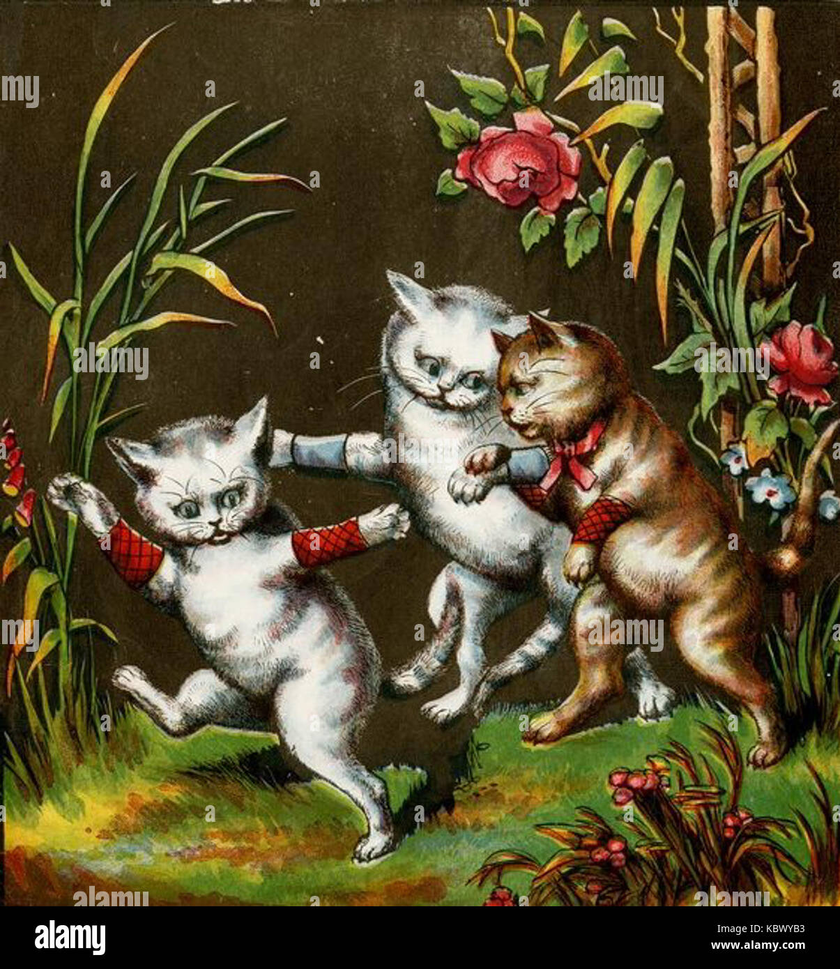 Vintage kittens drawing hi-res stock photography and images - Alamy