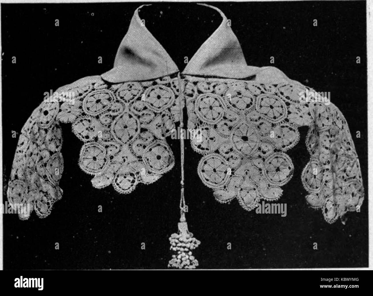 1911 Britannica Lace 10 Stock Photo - Alamy