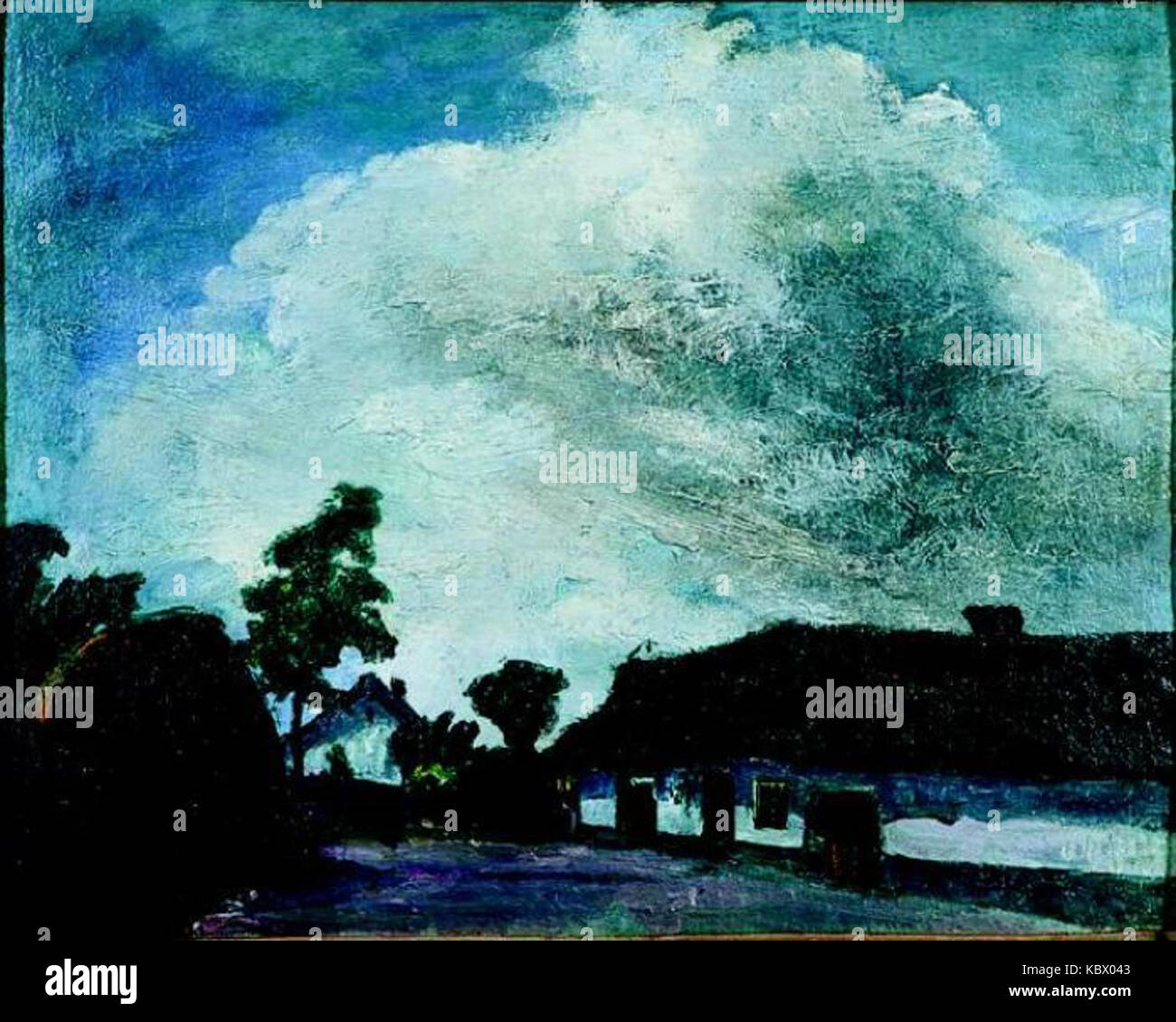 Endre viharfelhok a tanyan Stock Photo - Alamy