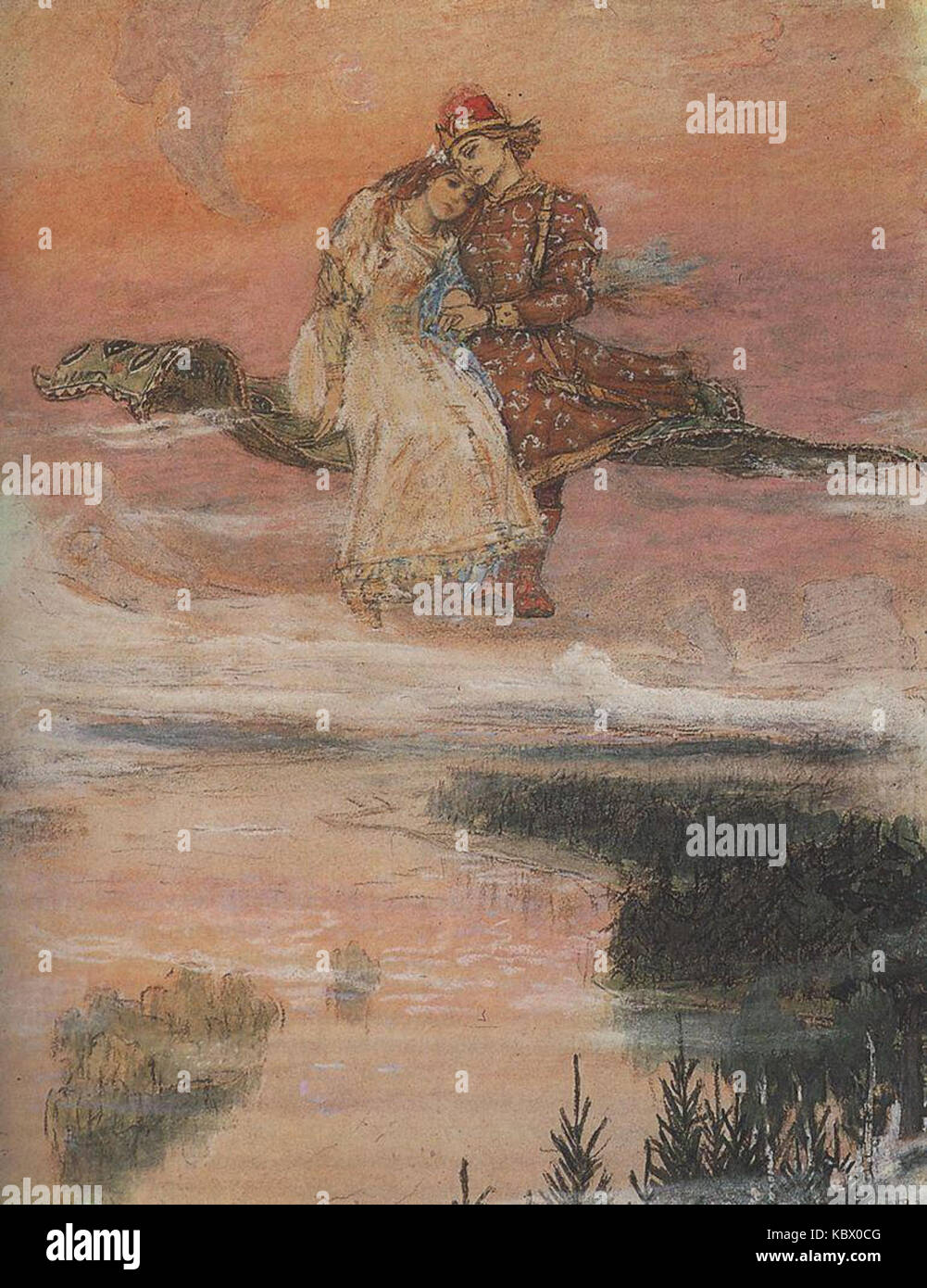 Flying carpet drawing hi-res stock photography and images - Alamy