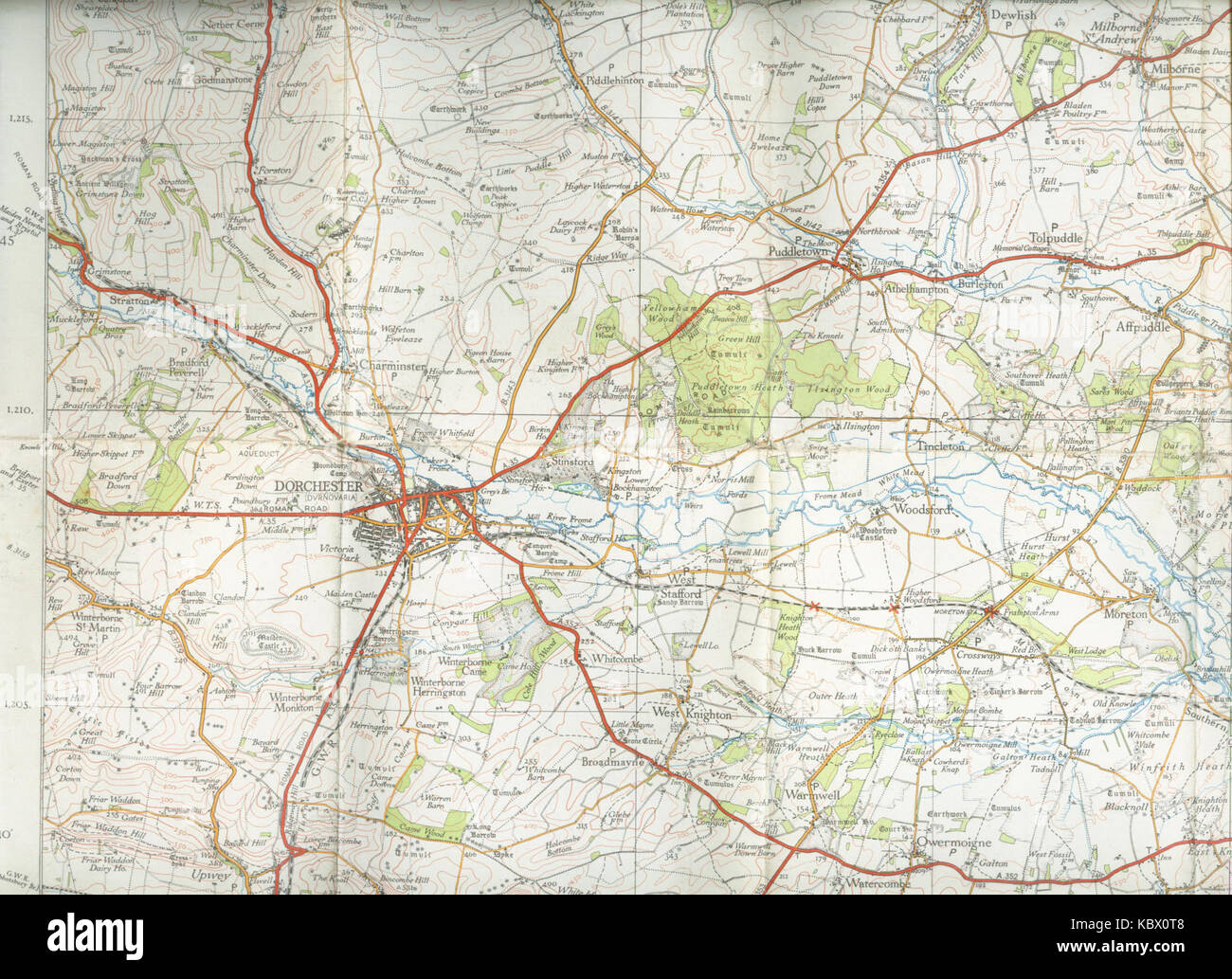 Map dorset hi-res stock photography and images - Alamy