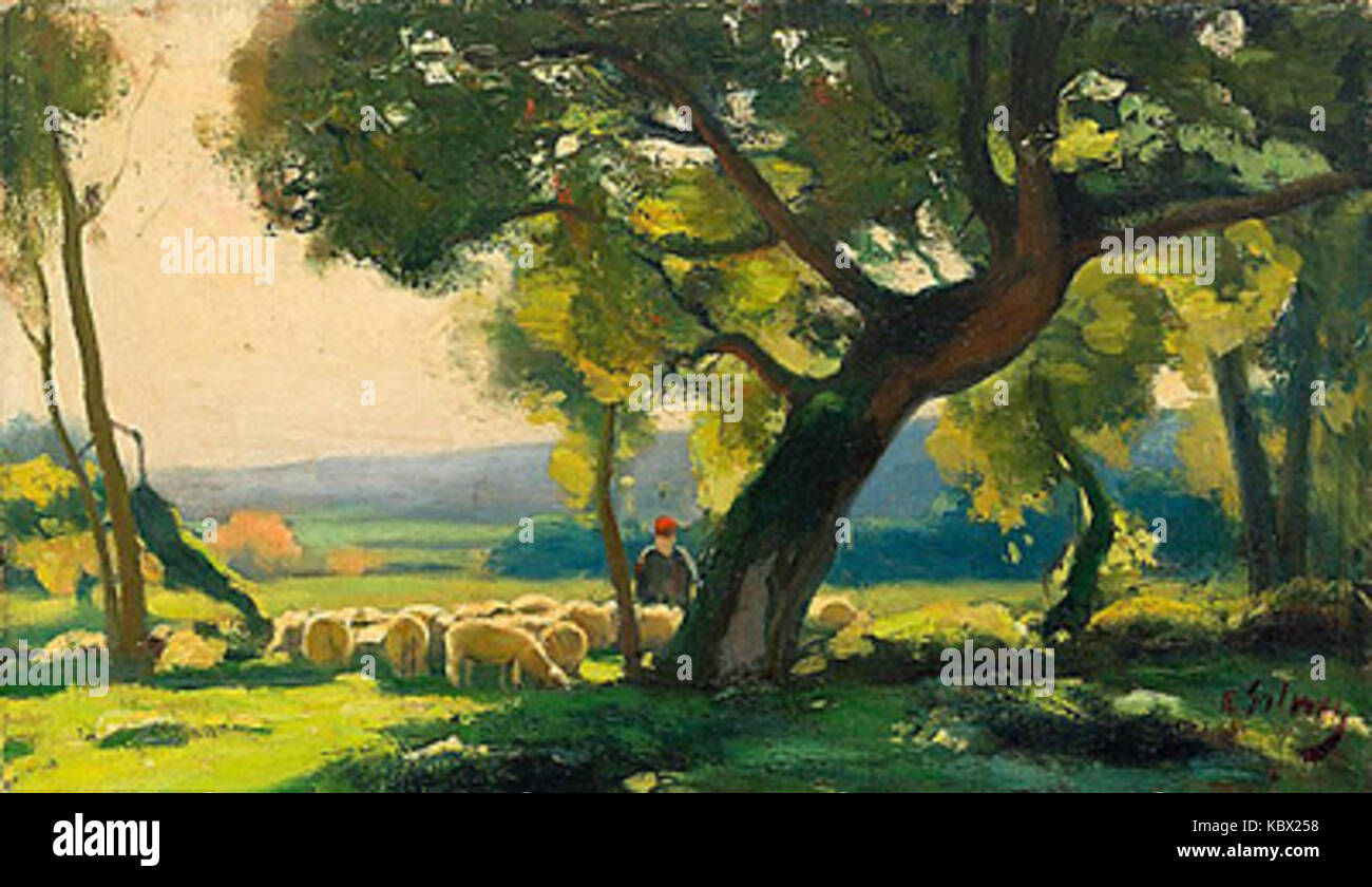 Galwey Paisatge amb ramat Stock Photo - Alamy