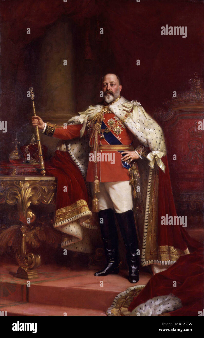 Portrait of king edward vii hi-res stock photography and images - Alamy