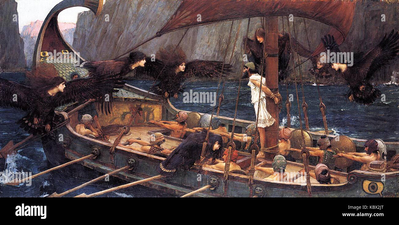 John William Waterhouse Ulysses and the Sirens (1891 Stock Photo - Alamy