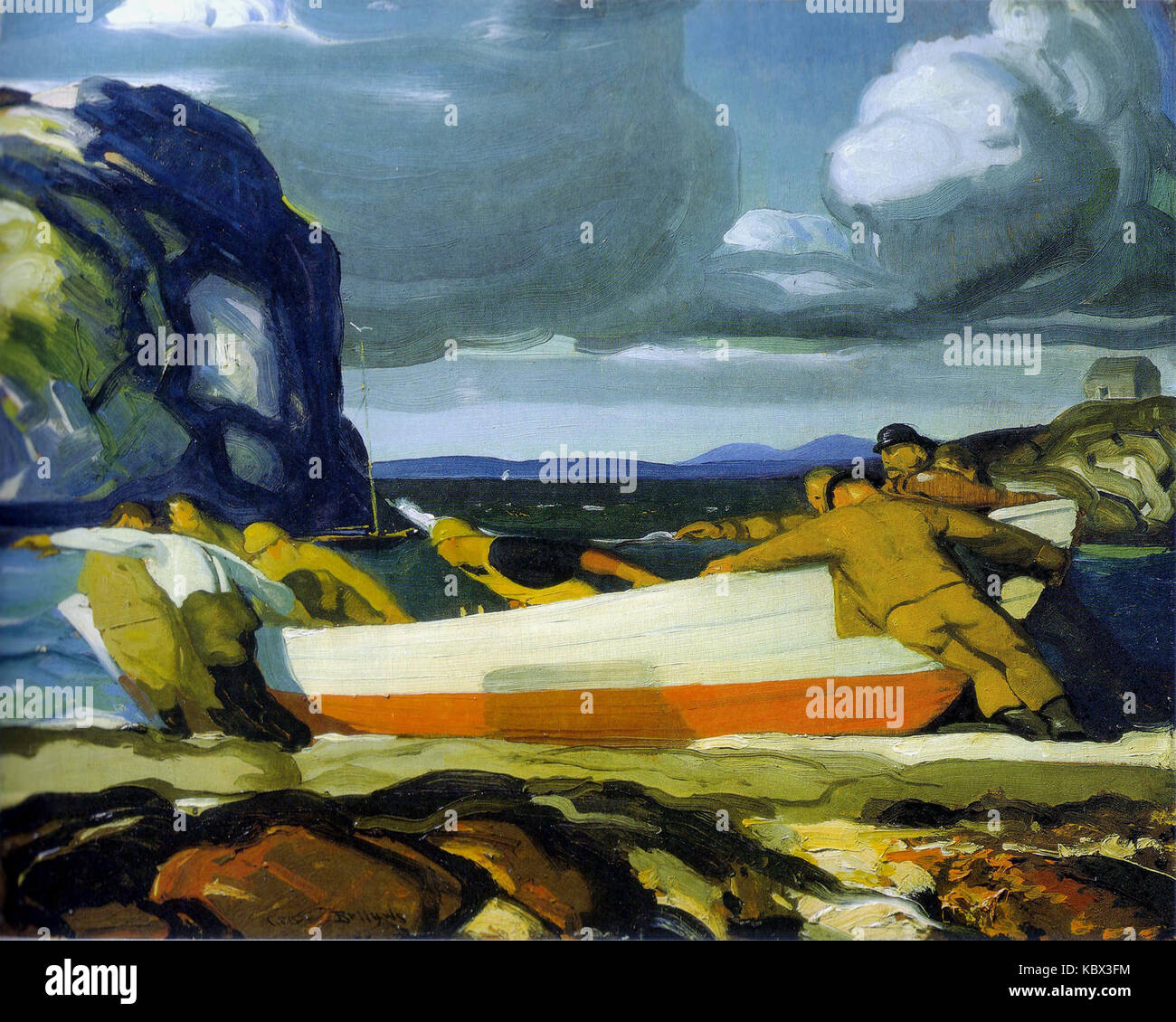 George Bellows The Big Dory, 1913 Stock Photo - Alamy