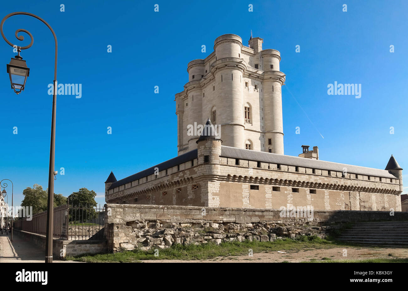 The Vincennes is historical castle located at the east of Paris, France ...