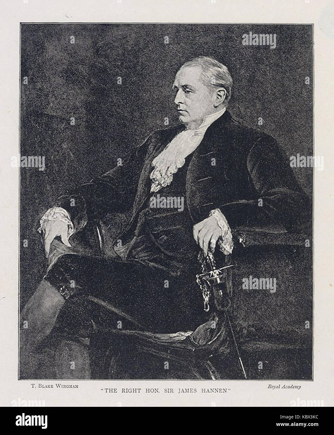 A portrait or image of Lord Hannen, a notable historical figure. The ...