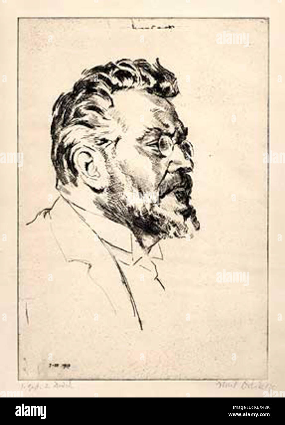 German impressionist painter slevogt hi-res stock photography and ...