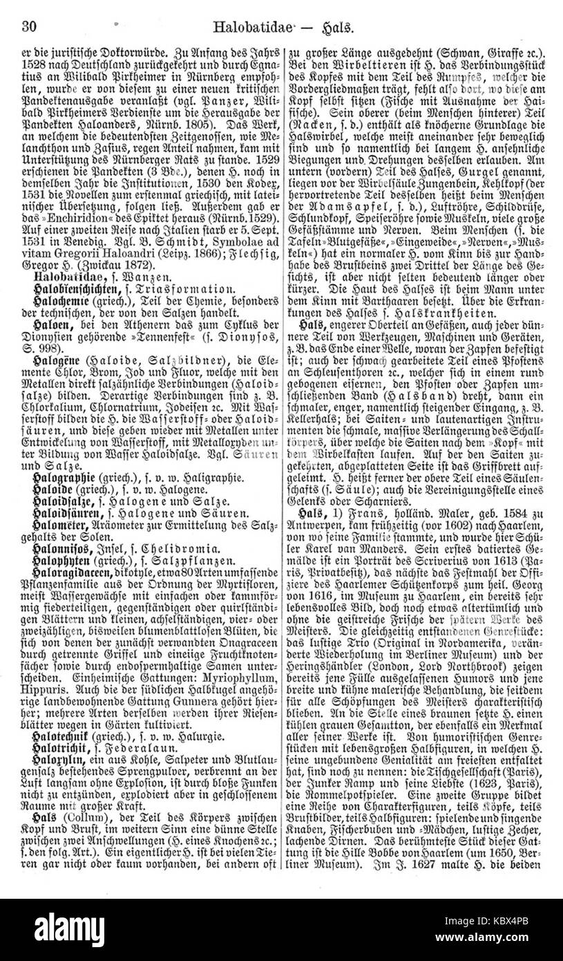 This entry refers to a cataloged page in the Meyers series, a ...