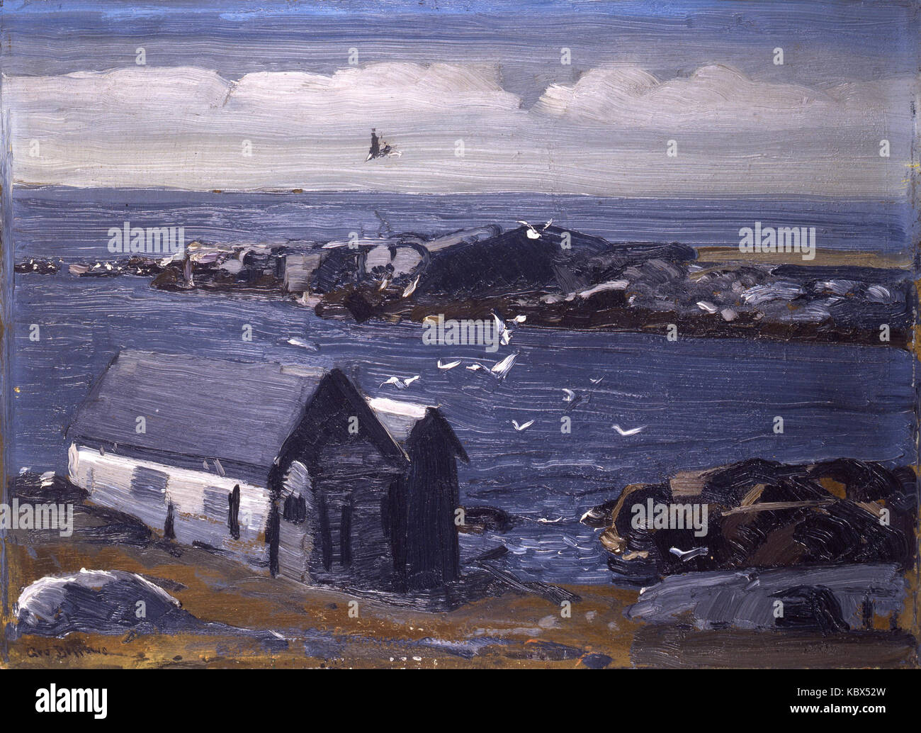Monhegan island me artist hi-res stock photography and images - Alamy