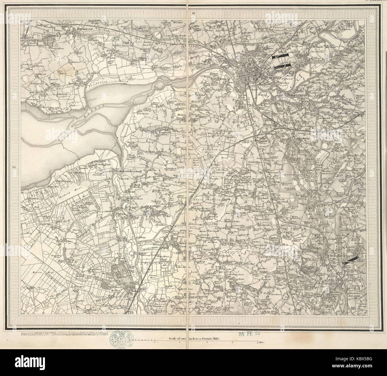 Old united kingdom map hi-res stock photography and images - Alamy
