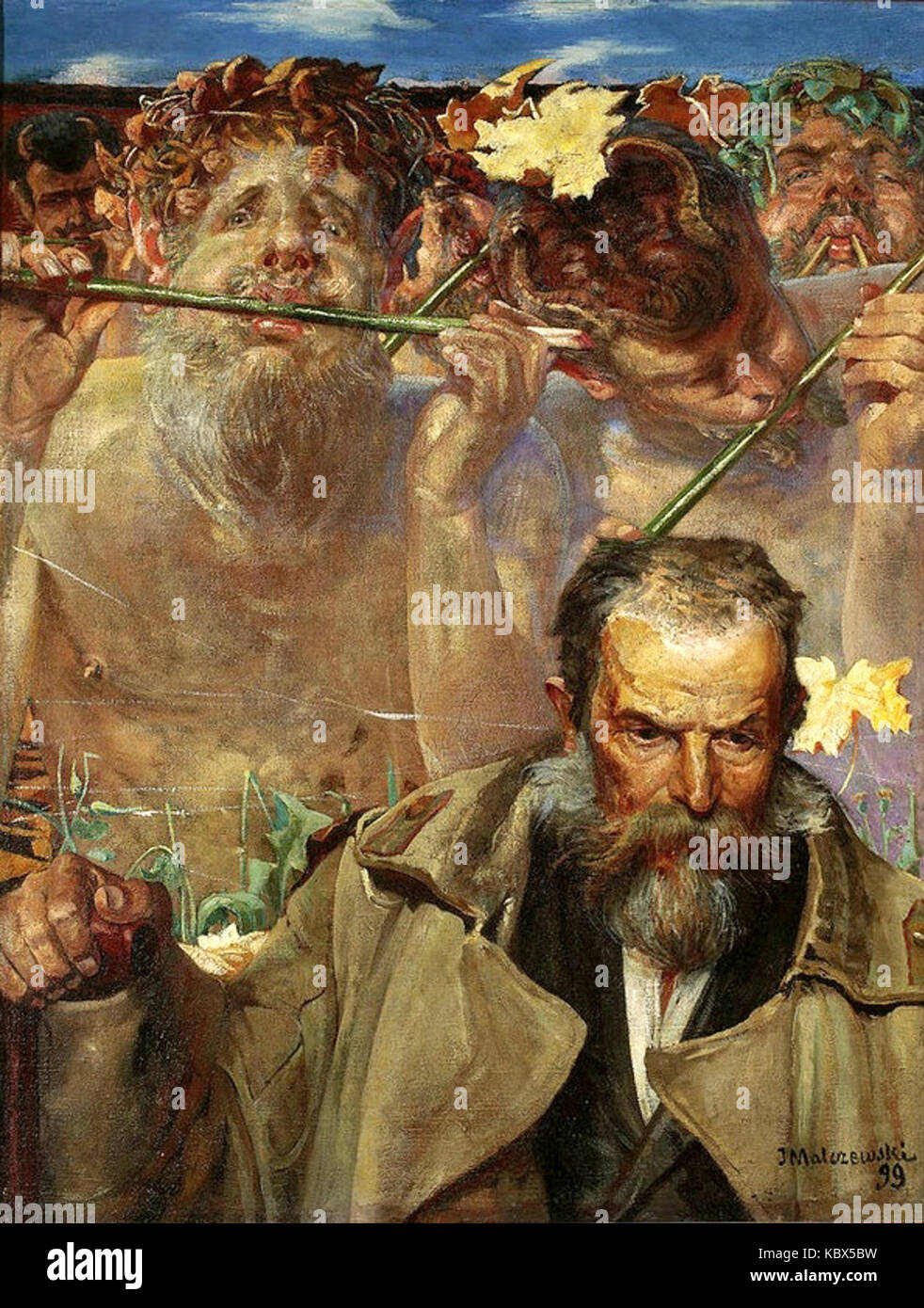 Malczewski Adam Asnyk Stock Photo - Alamy