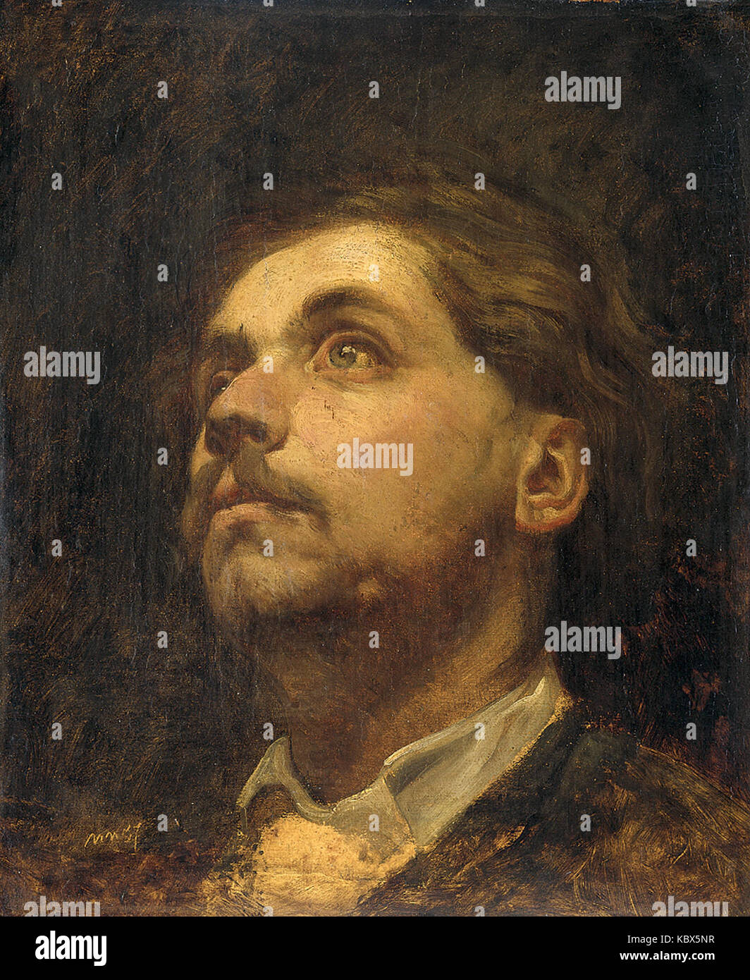 Matthijs Maris Portret van Jacob Maris Stock Photo - Alamy