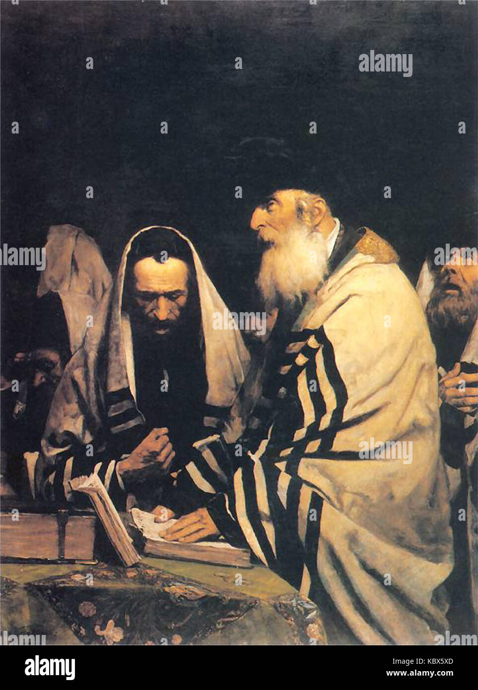 Modlacy sie Zydzi Stock Photo - Alamy