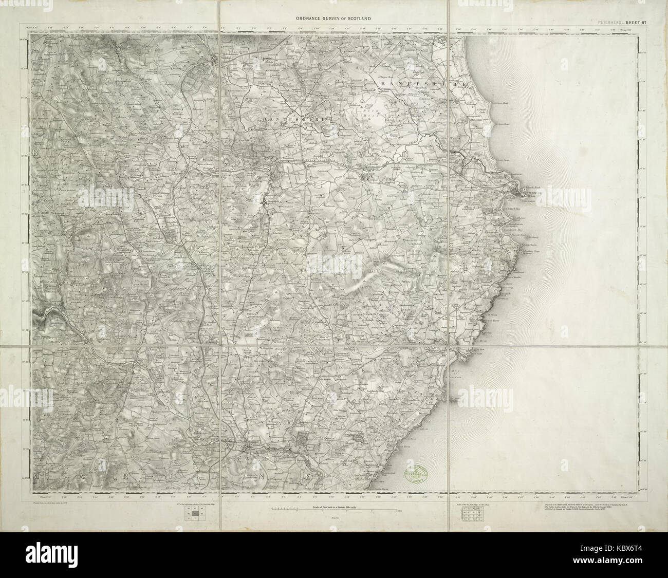 Topographic map scotland hi-res stock photography and images - Alamy