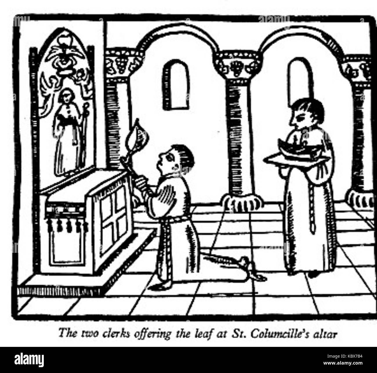 A collection of works depicting saints and miraculous events ...