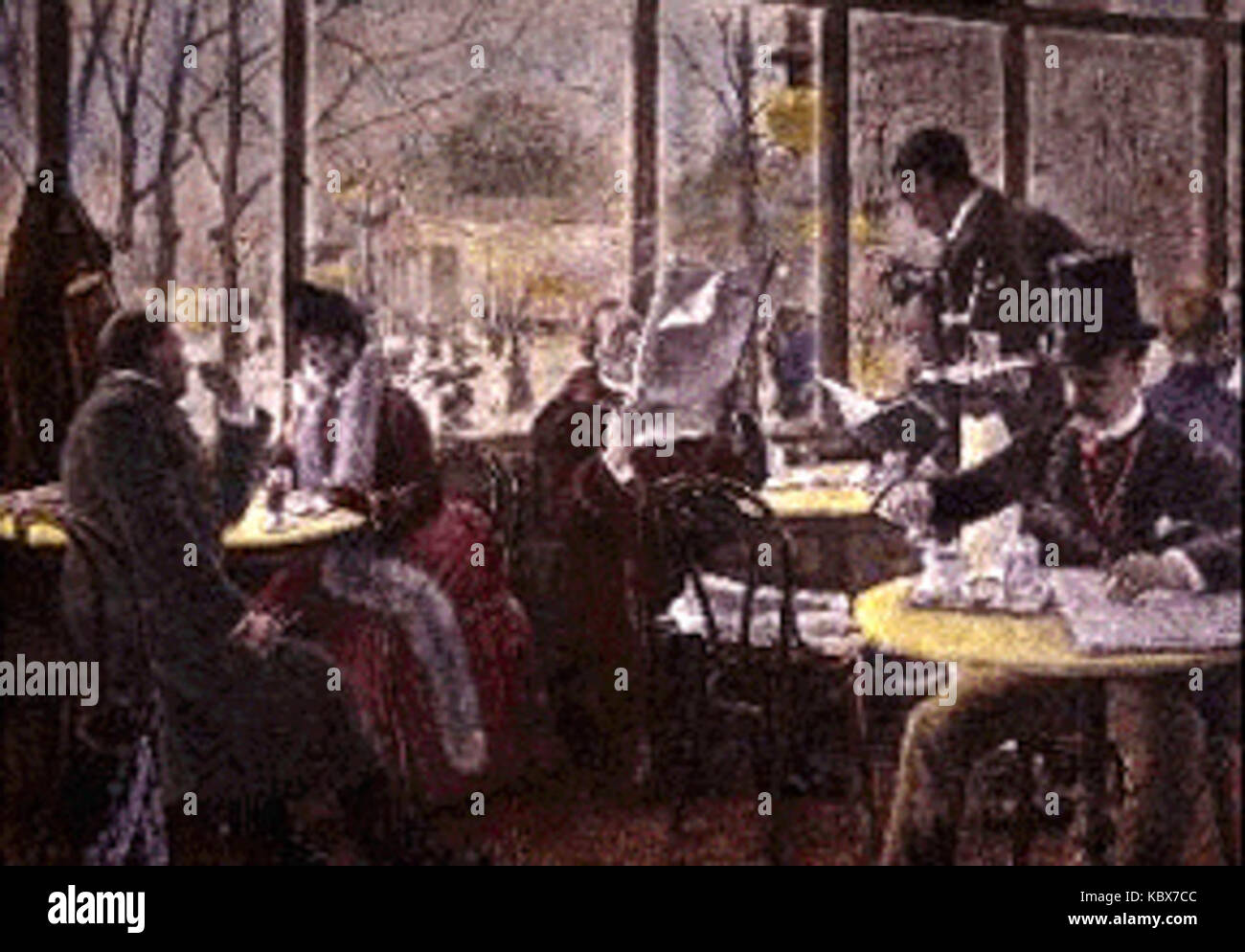 Paul Hoeniger Cafe Josty Stock Photo - Alamy
