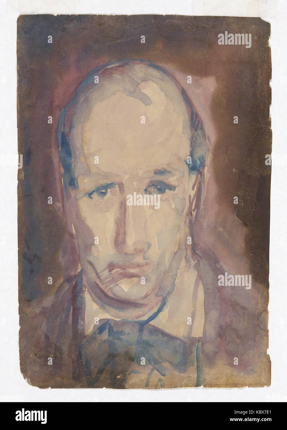 Self portrait by George Bellows Stock Photo - Alamy