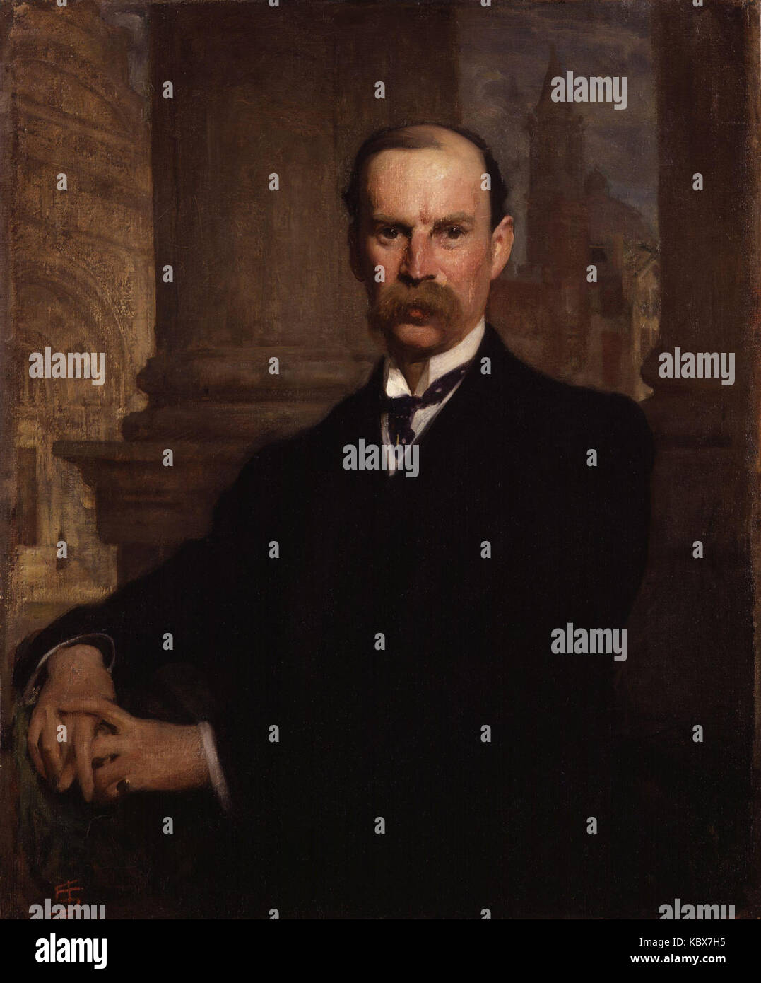 Sir Aston Webb by Solomon Joseph Solomon Stock Photo - Alamy