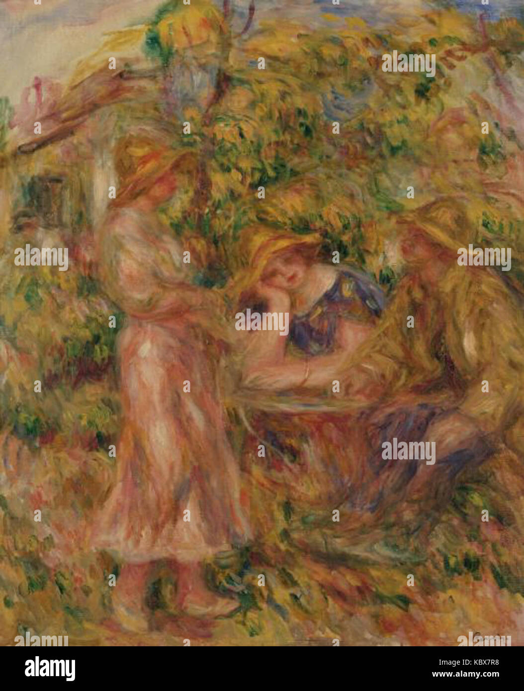 Three figures painting hi-res stock photography and images - Alamy