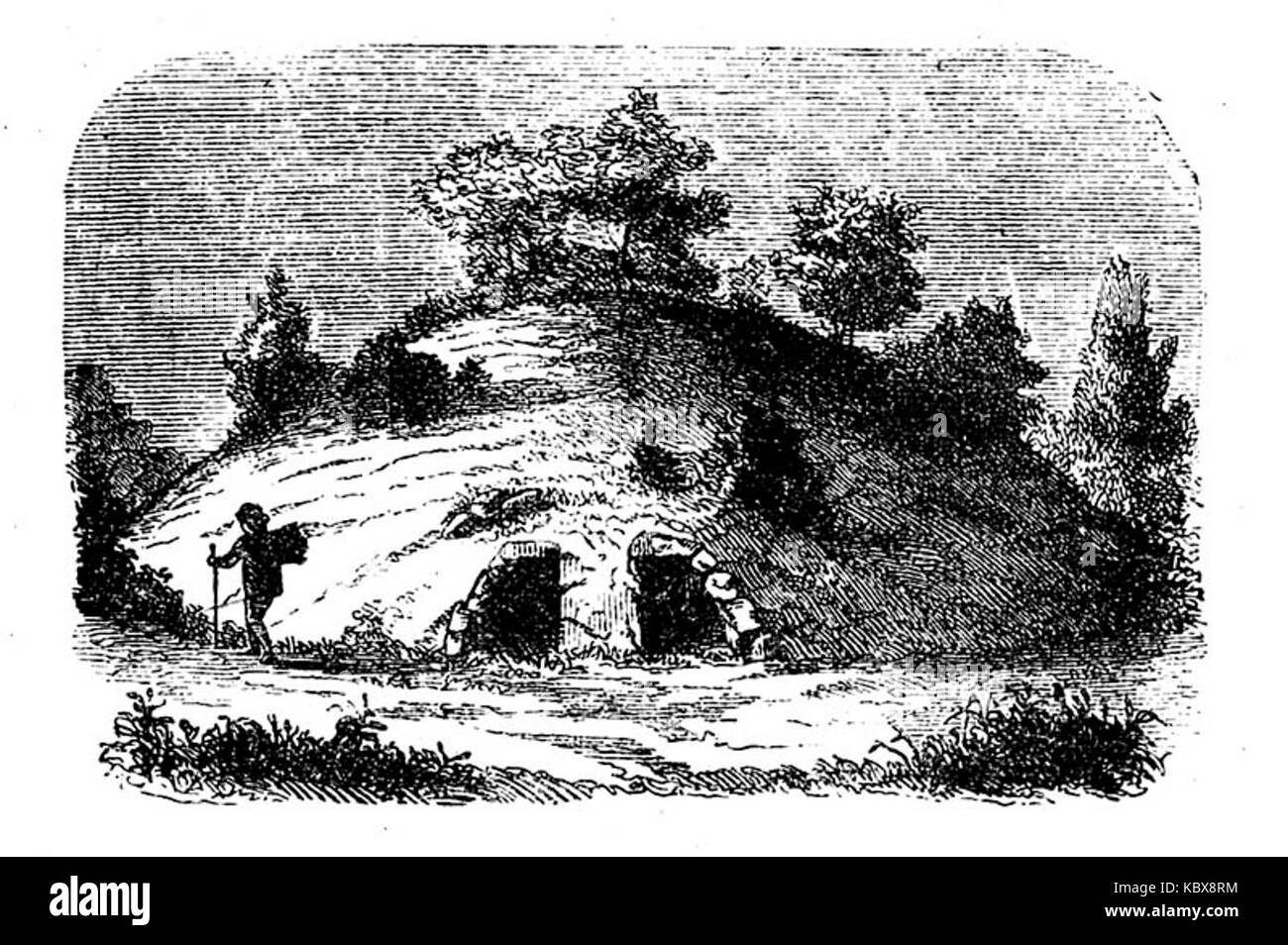 Tumulus Drawing Black and White Stock Photos & Images - Alamy
