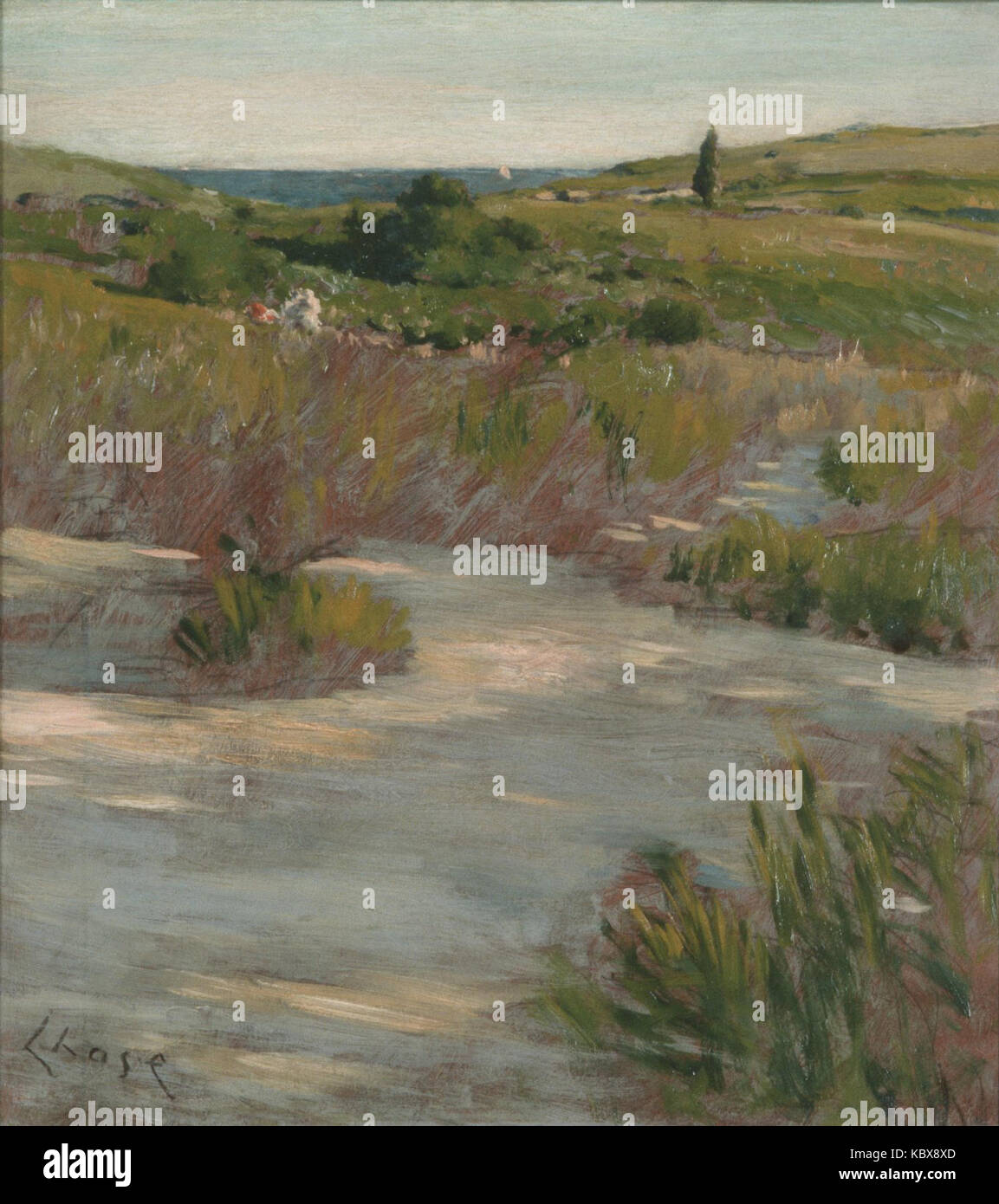 William Merrit Chase Sunset Glow Stock Photo - Alamy