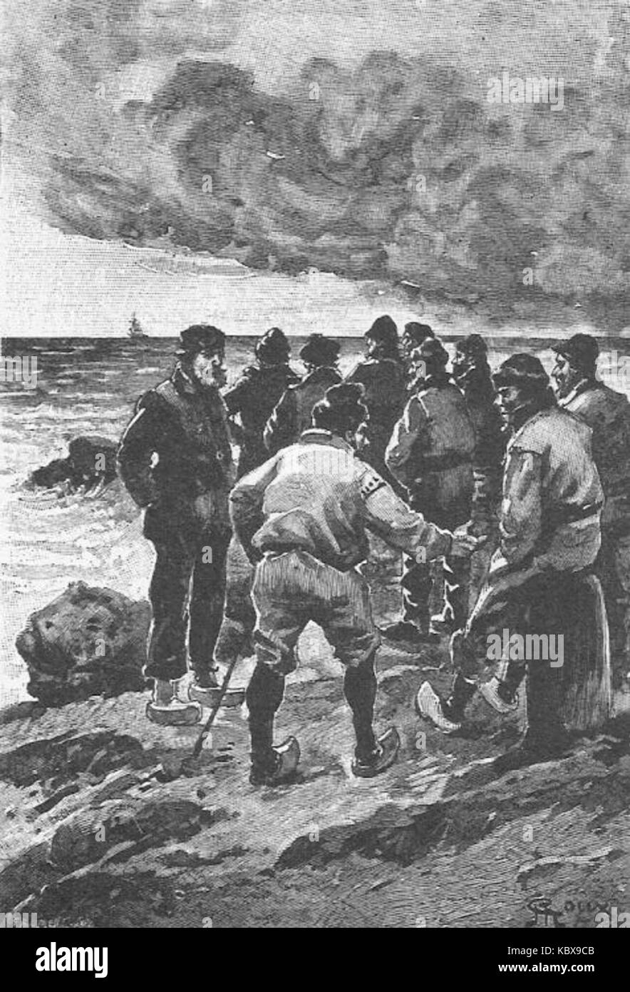 'The Sphinx of the Ice Fields' by George Roux 06 Stock Photo - Alamy