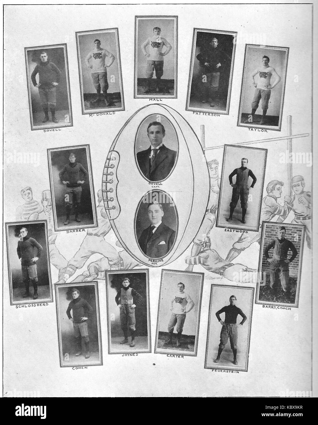 1907 William & Mary College Football Team Stock Photo - Alamy