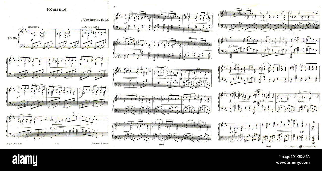 A Rubinstein Romance 44 1 2 3 Stock Photo - Alamy