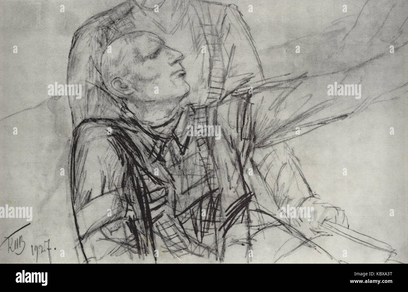 Death of Commissar Drawing (Kuzma Petrov Vodkin Stock Photo - Alamy