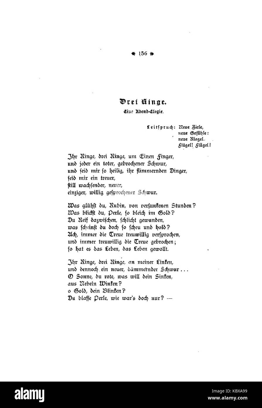 This German text titled 'Aber die Liebe 156' refers to a literary work ...