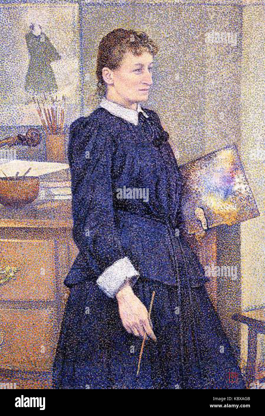 Anna Boch in Her Studio 1893 Stock Photo - Alamy